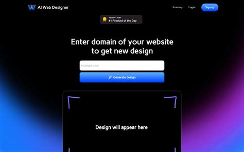AI Web Designer使用入口地址 Ai网站最新工具和软件app下载