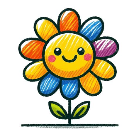 Dibujos Infantiles De Flores Imágenes De Flores Para Dibujar