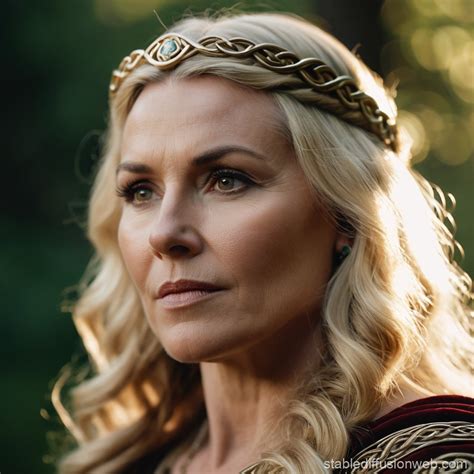 Celtic Pictish Queen Morwen Stable Diffusion Online