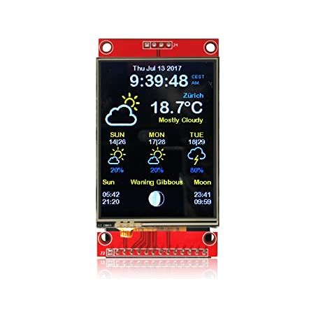 Pantalla TFT SPI LCD ILI táctil compatible con Arduino