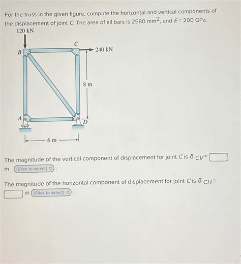 Solved For The Truss In The Given Figure Compute The Horizontal And 1 Answer Transtutors