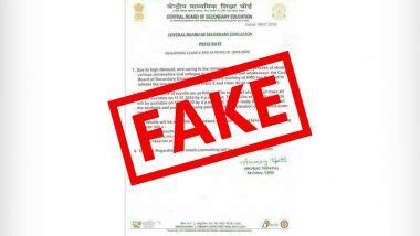 CBSE Class Th Th Results Not To Be Declared On July And Circular Going Viral On