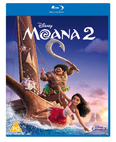 Moana 2 Blu Ray Disney Play Music Dvds