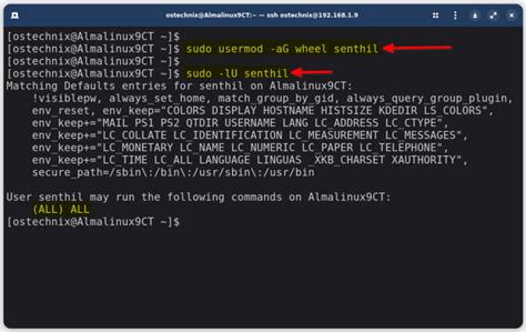 Add Delete And Grant Sudo Privileges To Users In Rhel Almalinux And Rocky Linux Ostechnix