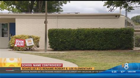 Board Set To Rename Robert E Lee Elementary