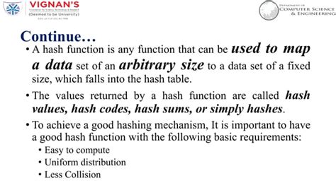 Hashing Pptx Databases Computer Software And Applications