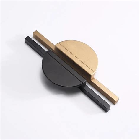 Gold Brass Cabinet Pulls Modern Wardrobe Handles Luxury Drawer