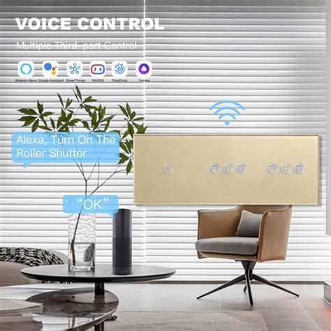 Bseed 1 2 3 Gang Wifi Switch With Double Roller Shutter Switch 228mm Bseedswitch