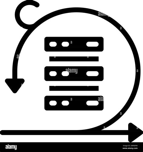 Sprint Server Icon Stock Vector Image Art Alamy