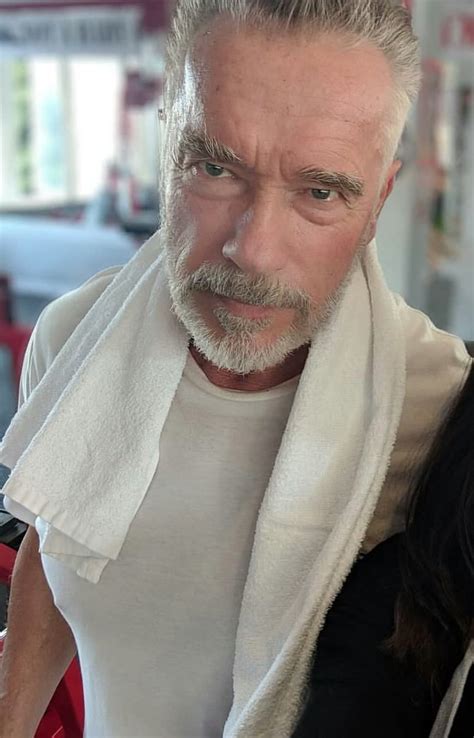 Arnold Looking Bad Ass With A Beard X Post From Rpics Credit U