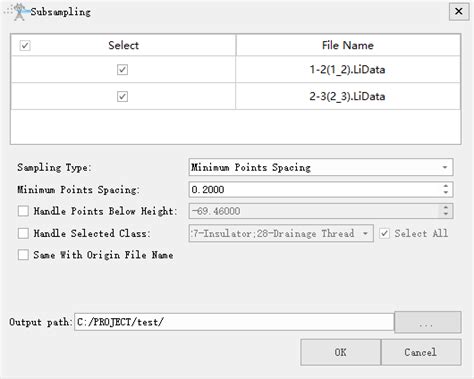 Subsampling · Lipowerline User Guide