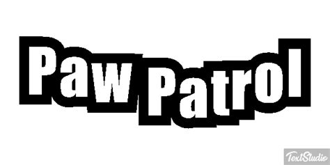 Paw Patrol Brand Animated  Logo Designs