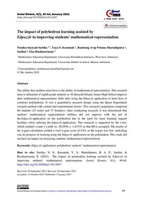Pdf The Impact Of Polyhedron Learning Assisted By Edpuzzle In