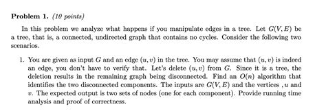 Solved Problem Points In This Problem We Analyze Chegg Com