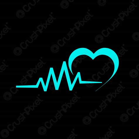 Cardiology Healthcare Pharmacy Medical Logo And Symbols Stock Vector