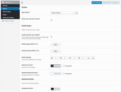 Setup The Quick View Plugin