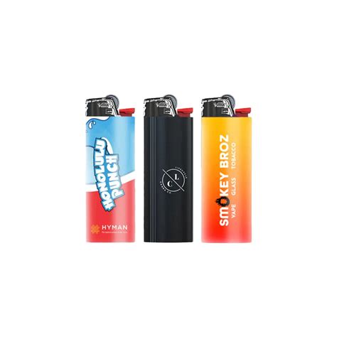 Custom Bic® Lighters Full Wrap Histandards Packaging