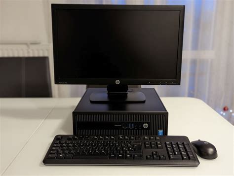 Hp Elitedesk G Sff Komplet Pc Monitor Tipkovnica Mi Ka