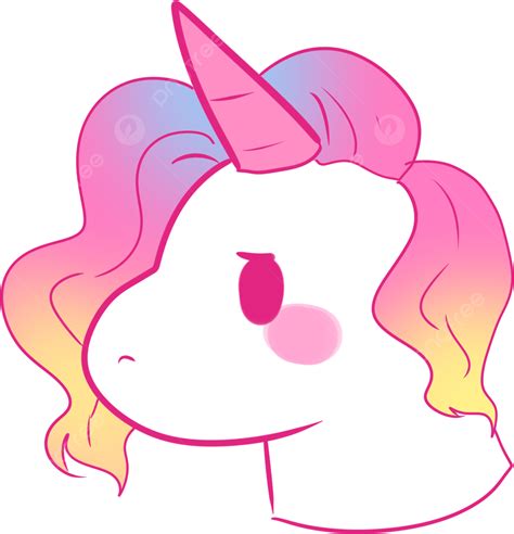 يونيكورن لطيف محبوب حيوان قوس المطر Png وملف Psd للتحميل مجانا