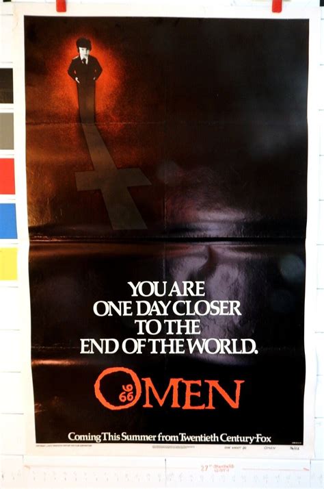 The Omen 1976 Horror Movie Poster Advance One Sheet 4708914027