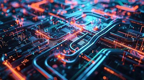 Premium Ai Image Schematic Of A Data Pipeline Background