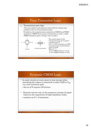 CMOS Topic Designing Combinational Logic Circuits PDF
