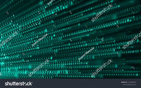 Binary Code Abstract Technology Background Big Stock Illustration Shutterstock