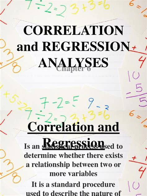 Correlation And Regression Analyses Download Free Pdf Correlation And Dependence