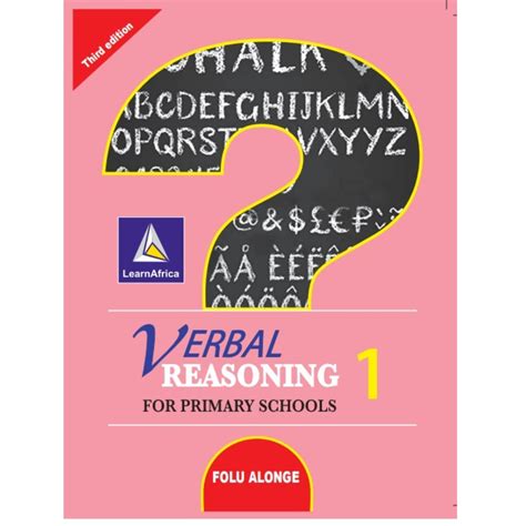 Verbal Reasoning Book 1 Learn Africa