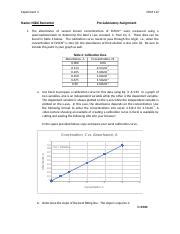 Experiment 4 Equilibrium Constant Determination In CHM 112 Course Hero