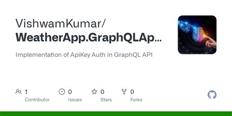 Github Vishwamkumar Weatherapp Graphqlapi Apikeyauth Implementation Of Apikey Auth In Graphql Api
