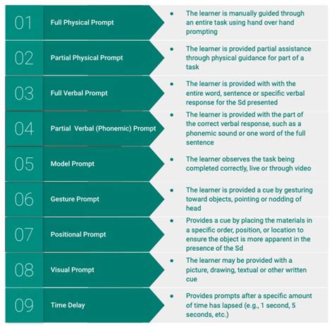 Understanding Prompt Hierarchy In Applied Behavioral Analysis