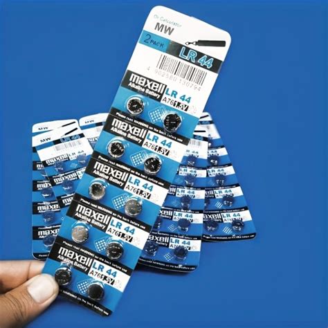 Pack Of 10pcs Lr44 Alkaline Button Cell 1 5v Micro Battery Replacement For Sr44 Lr1154 357 A76