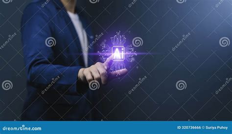 Human Connection And Artificial Intelligence Ai Concept Generate