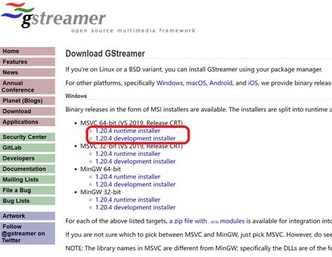 Install Gstreamer Mediapipe4u Documents
