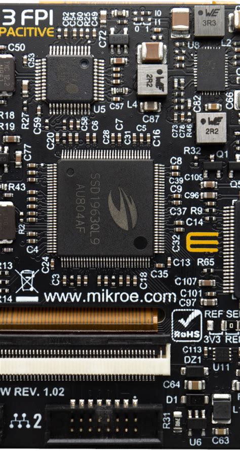 Mikromedia 3 For Stm32f4 Capacitive Fpi With Frame