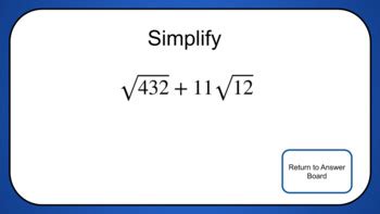 Square Root Addition And Subtraction By Pi R Scared TPT