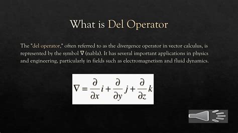 Calculus Presentation About Del Operatorpptx