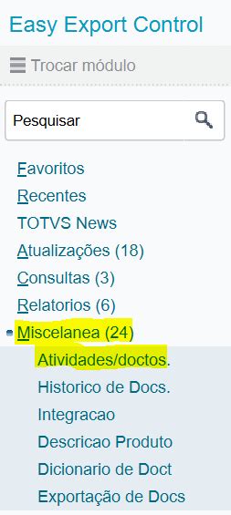 Cross Segmento Totvs Backoffice Linha Protheus Sigaeec Criação De