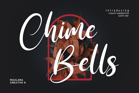 Chime Bells Beauty Sript Font Masterbundles