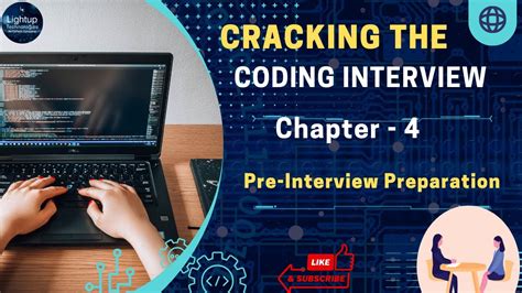 Cracking The Coding Interview Chapter 4 Pre Interview Preparation