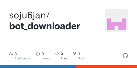 GitHub - soju6jan/bot_downloader