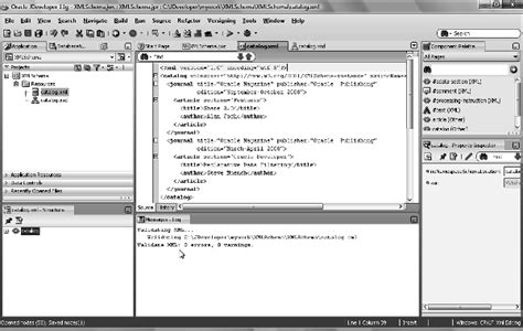 schema validation with oracle jdeveloper xdk 11g
