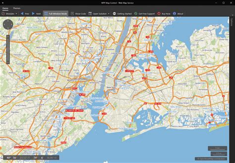 WPF Map Control For Visual Studio DevExpress