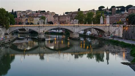 Rzeka Tyber I Mosty W Rzymie Wspominamy Podróże