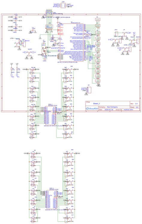 Joystick Arduino Micro OSHWLab