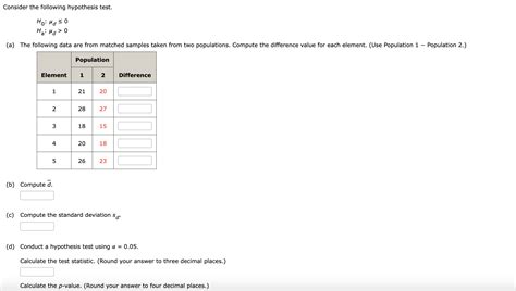 Solved Consider The Following Hypothesis Test Chegg
