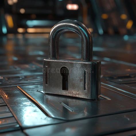 this padlock features a binary code background and is high tech stock