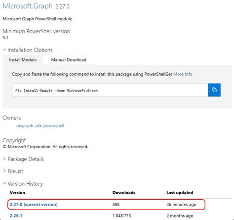 Microsoftgraph Powershell Modules 2270 Released Icewolf Blog