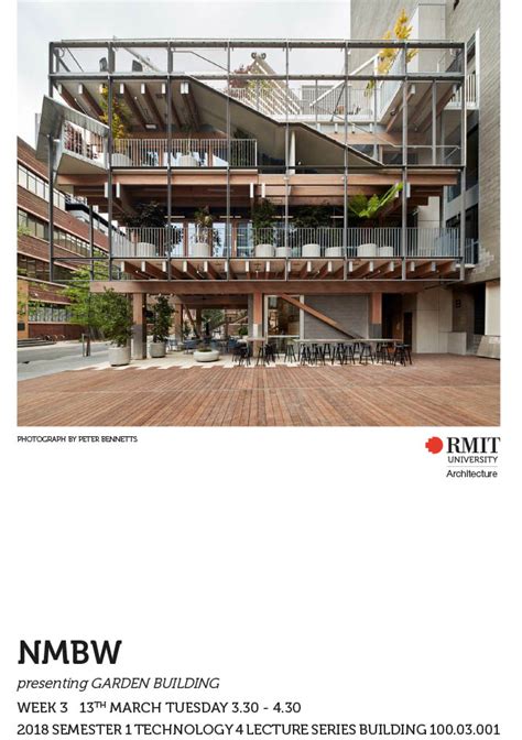 Technology 4 Open Lecture Series Rmit Architecture